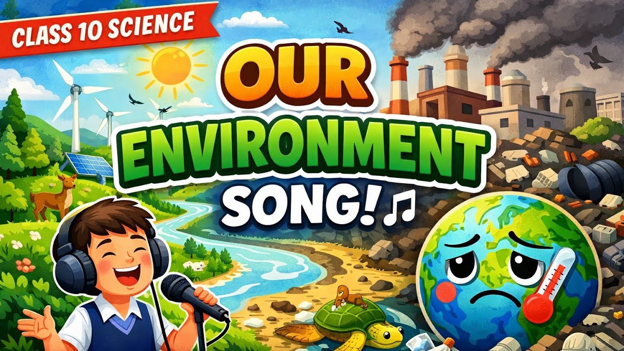 Our Environment Song 🌍 | Class 10 Science | CBSE Chapter 15 ...