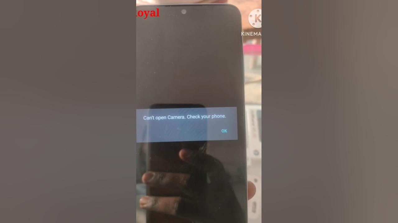 Can't open camera check your phone. Samsung A14 Camera not working #smartphonepics #ibroyal ...