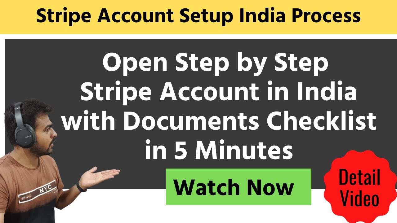 How to Open Stripe Account in India | Stripe Business Account Kaise ...