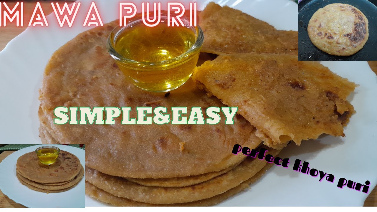 Mawa Puri Recipe। Khoya Puri। गणेश चतुर्थी स्पेशल। बनाइए मावा पूरी की ...
