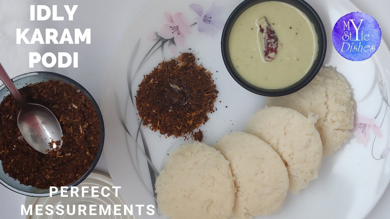 How to make spicy Karam for Idly dosa | karampodi | perfect ...