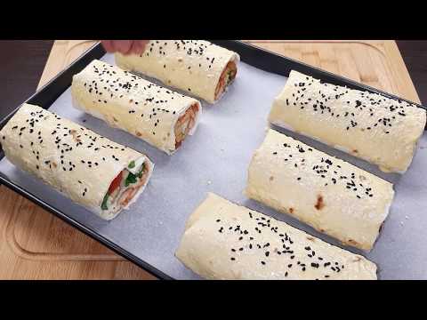 Lavaş dönər ləzzətində dadlı qəlyanaltı resepti.