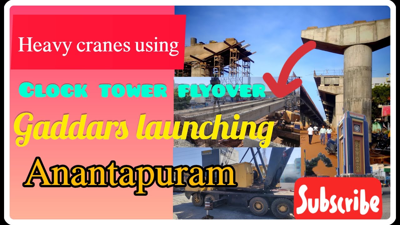 "NEW GADDARS LAUNCHING IN TOWER CLOCK FLYOVER BRIDZEIN ANANTAPUR - YouTube