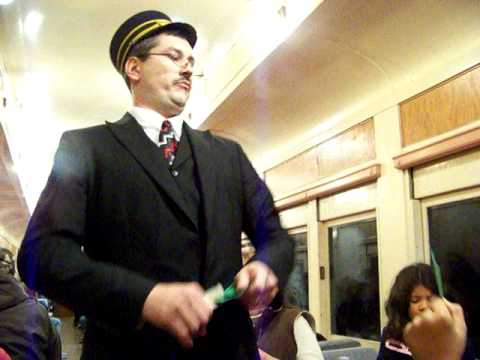 conductor punching tickets - YouTube
