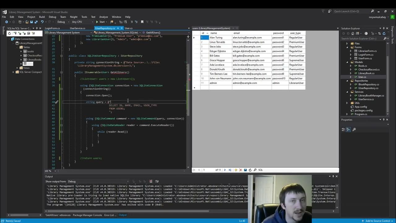 Query to ComboBox DataSource (SQLite Visual Studio C#) (19/23) - YouTube