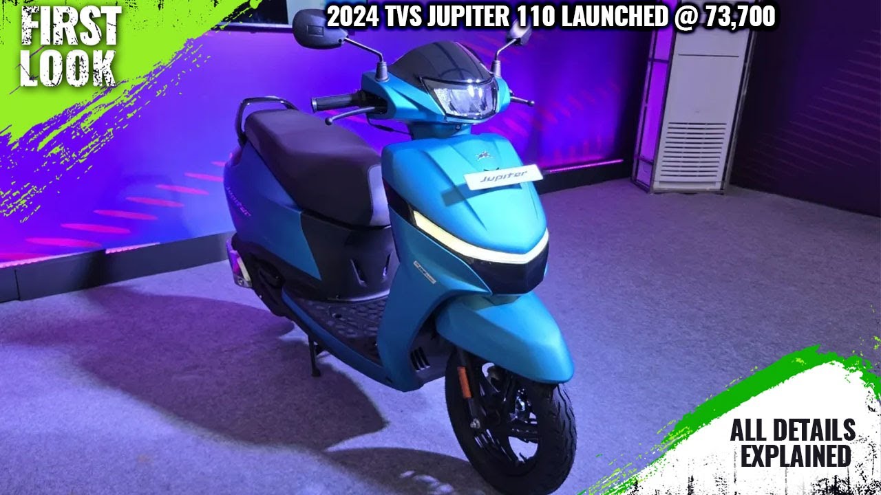 New TVS Jupiter 110 Launched At Rs 73,700 - Gets 113 cc Engine, More Features, Mileage ...