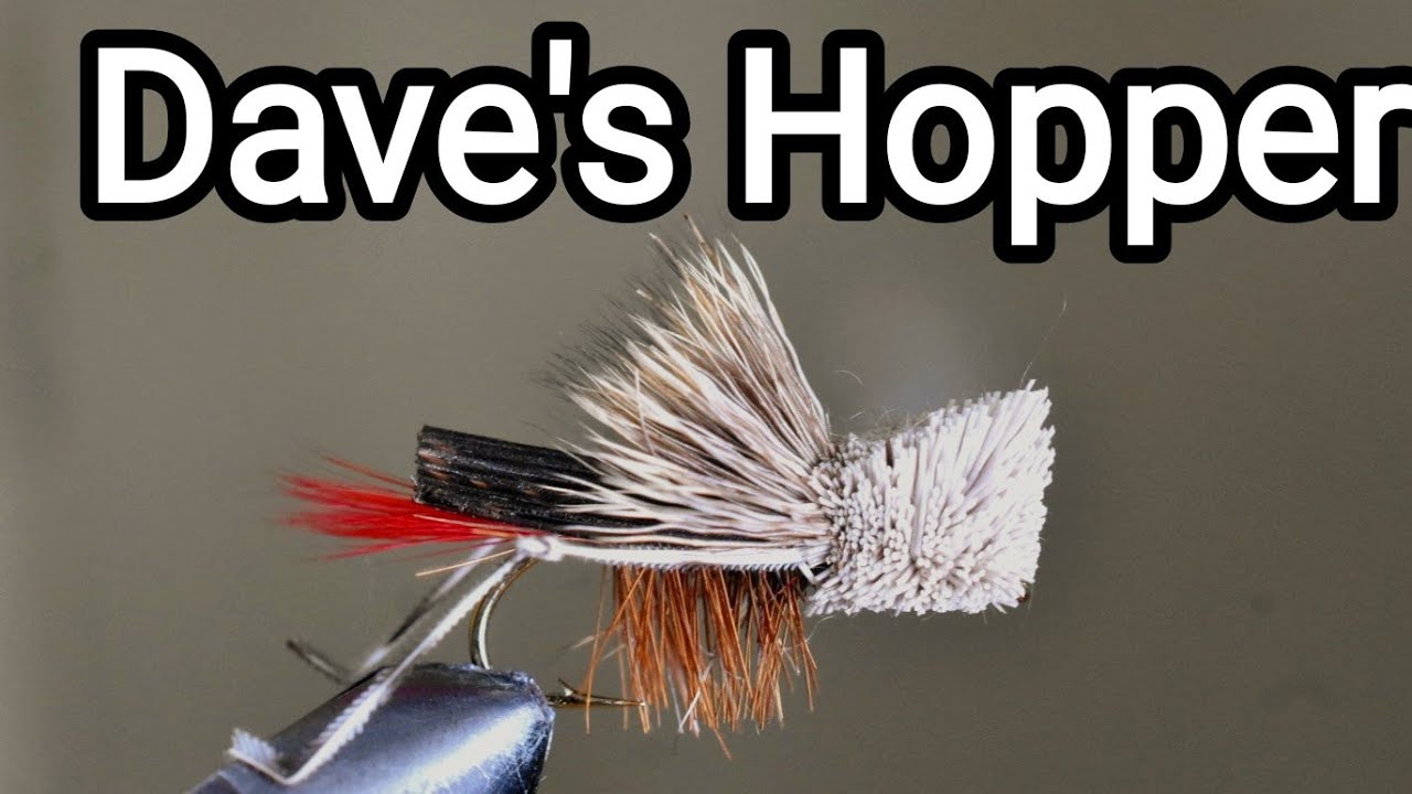 How to Tie the Dave's Hopper with foam body | Fly tying Tutorial - YouTube
