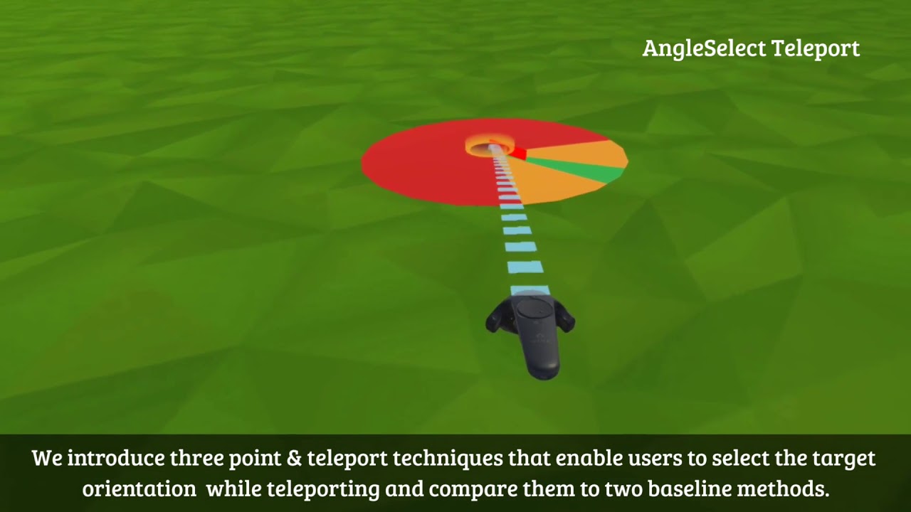 Assessing the Accuracy of Point & Teleport Locomotion with Orientation ...