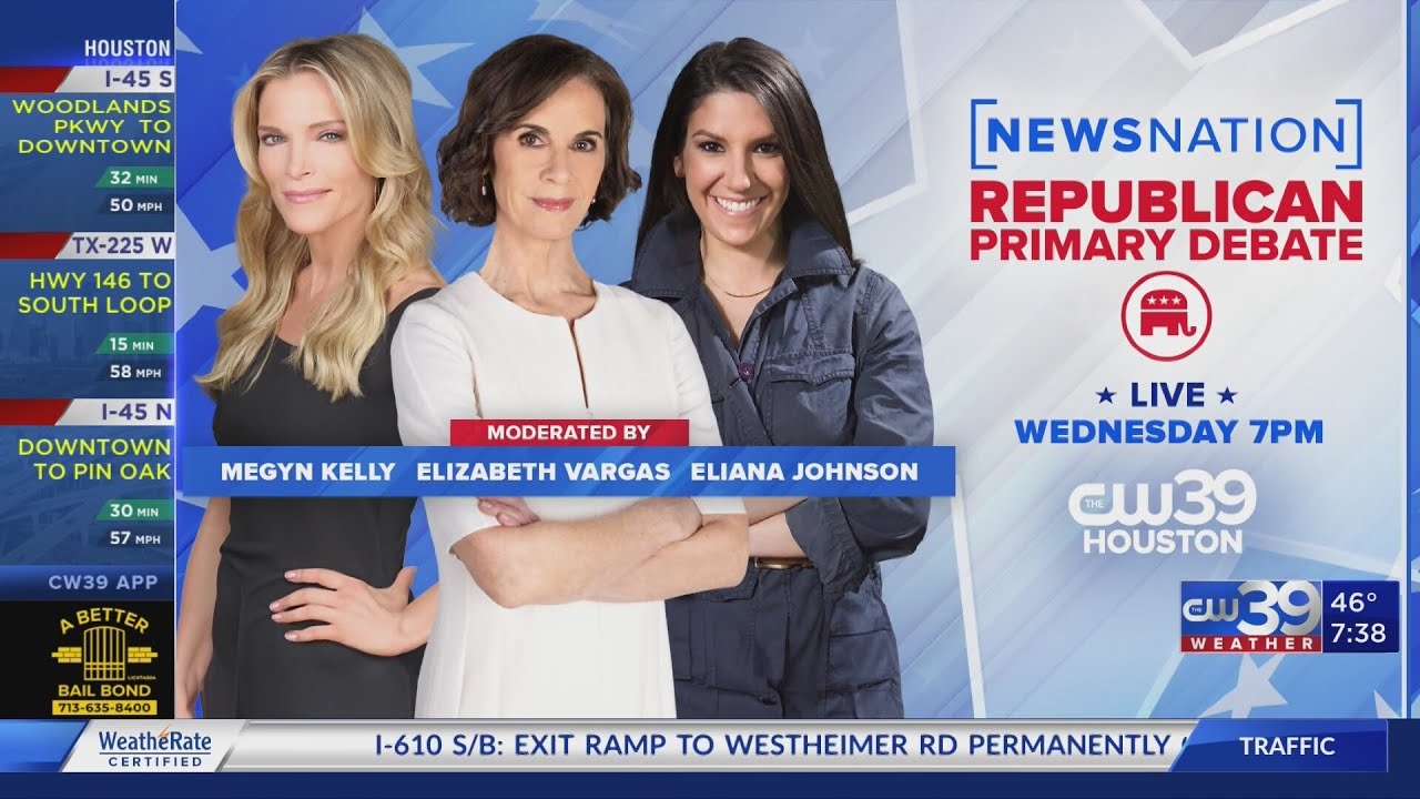 News Nation Republican primary debate on CW39 Houston Dec. 6, 2023 at 7 ...