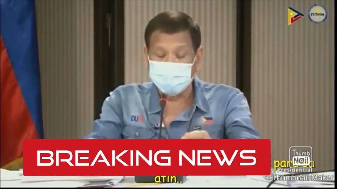 APRIL 14, 2020: BREAKING NEWS PRESIDENT DUTERTE MAY MAGANDANG BALITA ...