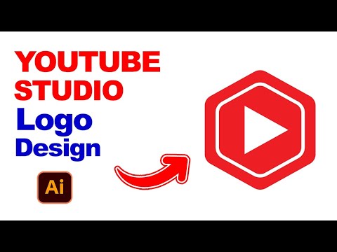 Create Step By Step | YouTube Studio Logo Design Tutorial | In Adobe ...