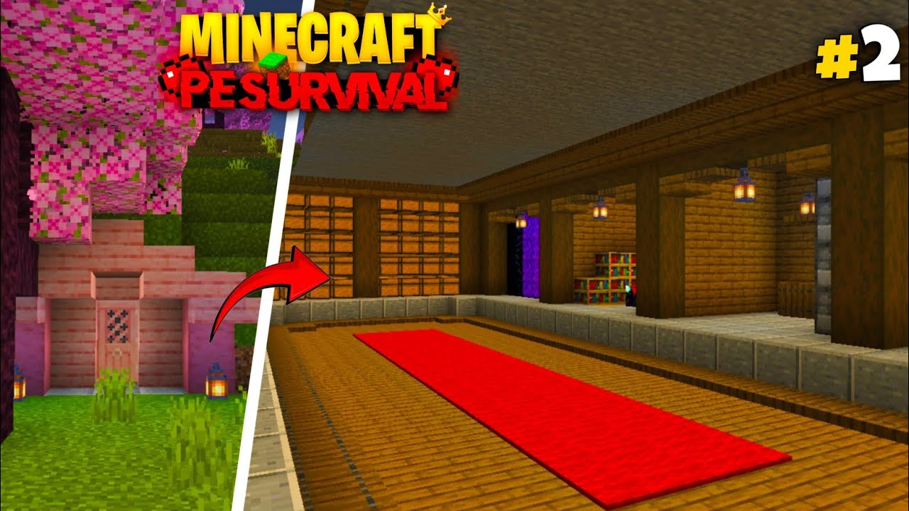 I Build A Underground Base In MINECRAFT PE 🔥 SURVIVAL SERIES | EPISODE ...