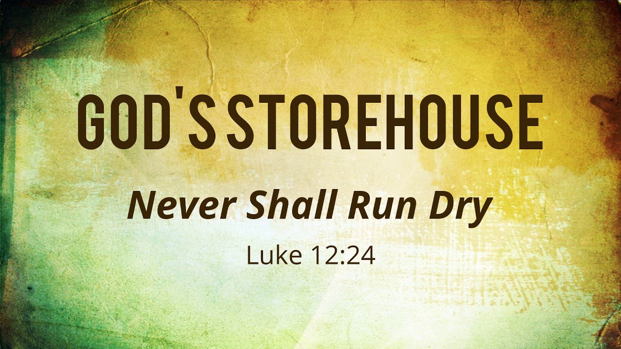 God's Storehouse 03/22/20 - YouTube