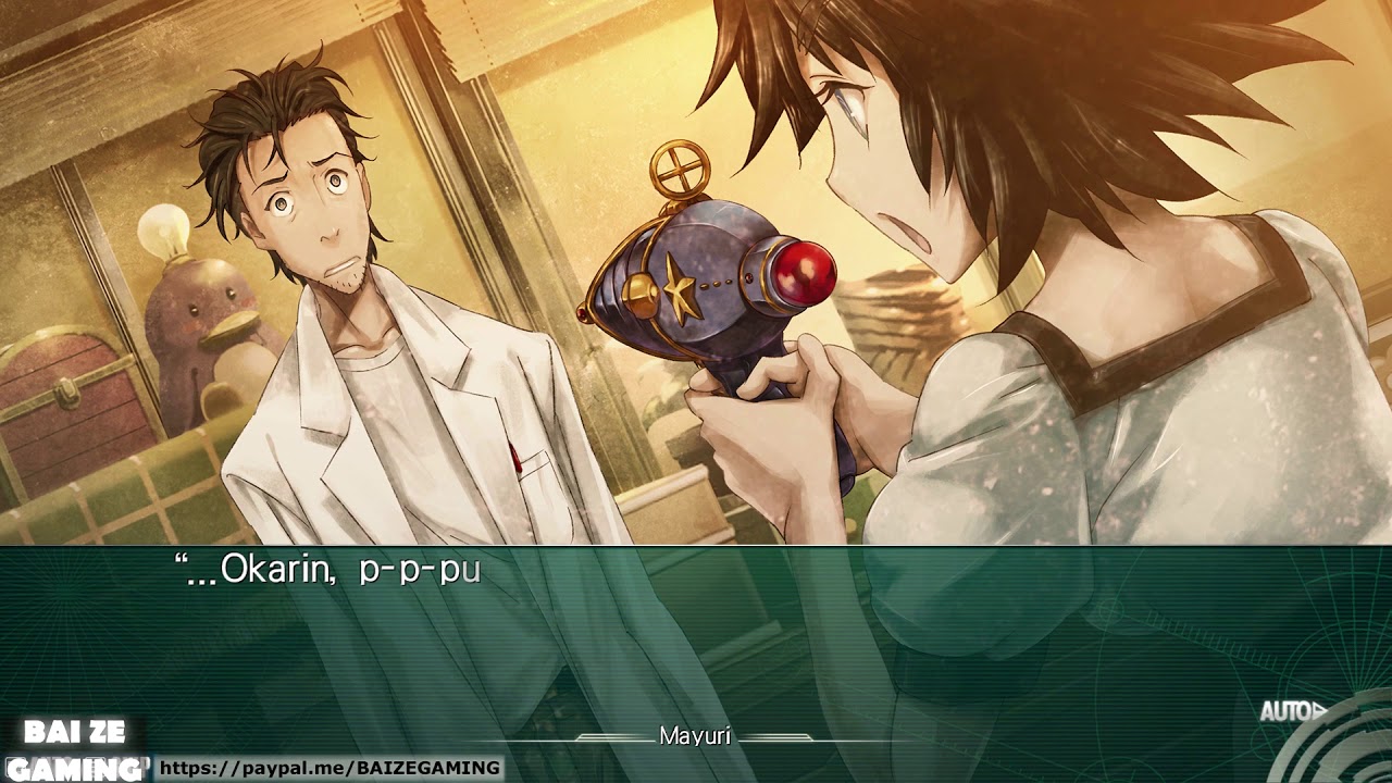 SteinsGate Linear Bounded Phenogram 41 Ep8 Mayuri Back in Time! Ordering Okarin! - YouTube