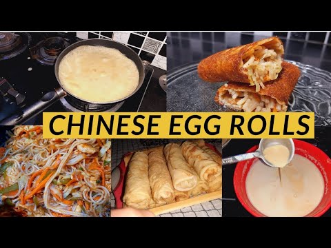 Chinese Chicken Egg Roll Recipe |make & freeze Recipe by rehana kitchen ...