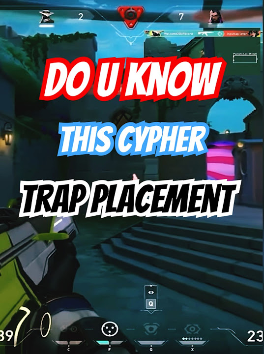 Cypher trap | tips and tricks #valorant - YouTube