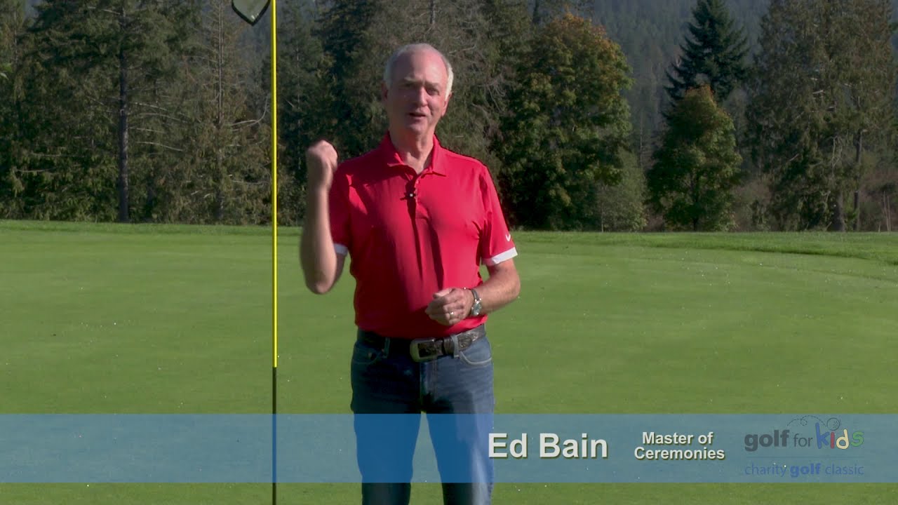 Golf for Kids 2020: Ed Bain says thank you! - YouTube