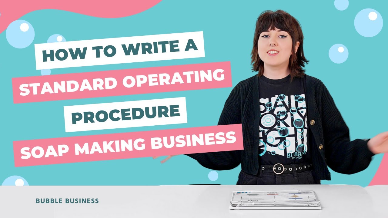 How to Write an SOP (Standard Operating Procedure) 📝 Cold Process Soap ...