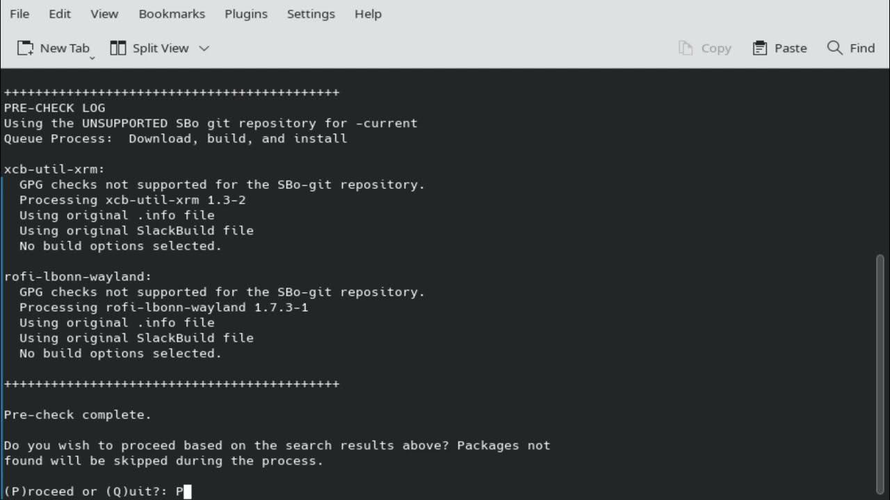 Install rofi lbonn wayland slackware - YouTube
