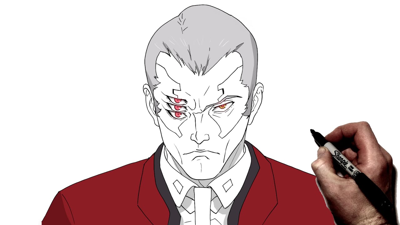 How To Draw Faraday | Step By Step | Edgerunners - YouTube