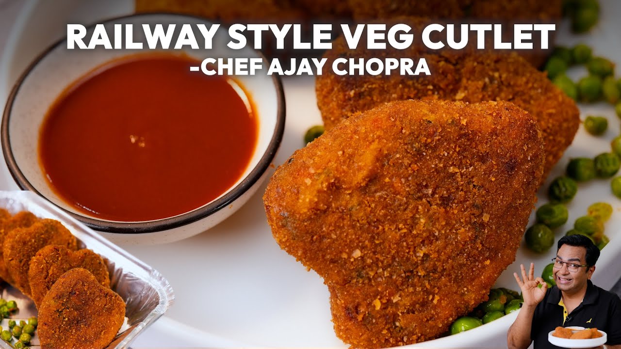 Railway Style Veg Cutlet Recipe | Crispy Veg Cutlet Recipe | ट्रैन वाली ...