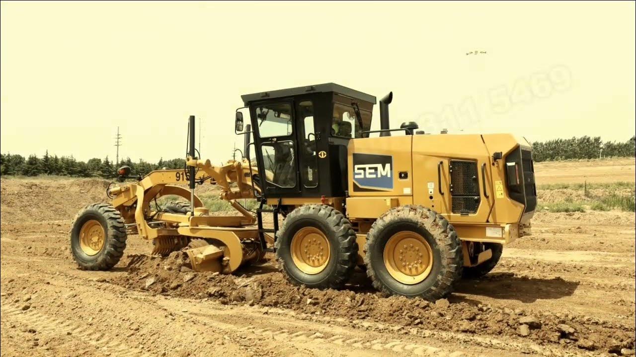 SEM 915F Motor Grader outlook pictures with front ripper for sale #motorgrader #caterpillar # ...