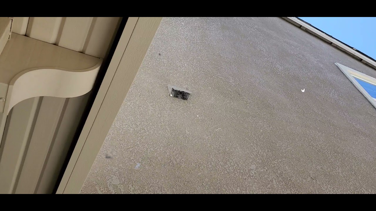 LENNAR DESIGN DEFECT - DRYER VENT EXPELLING LINT ALL OVER OUTSIDE - YouTube