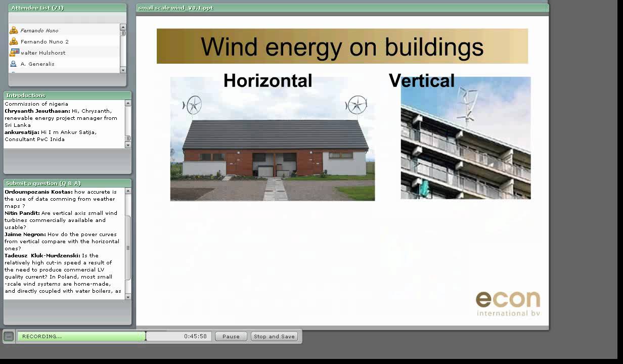 Introduction to Small-scale Wind Energy Systems (including RETScreen ...