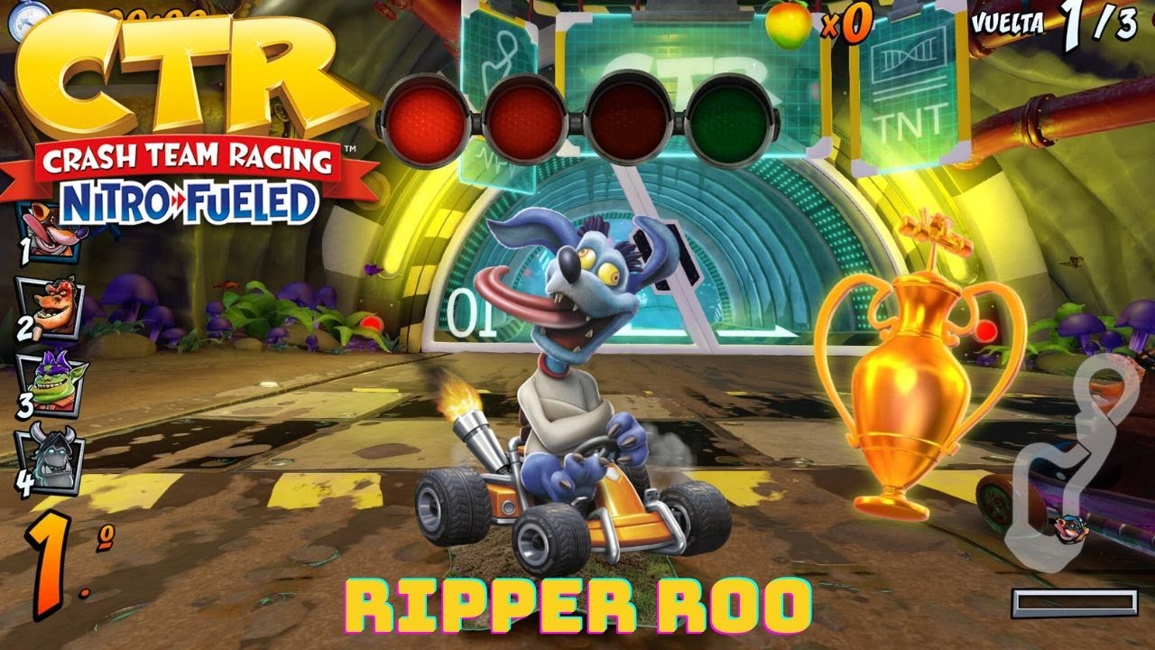 Crash Team Racing Nitro Ripper Roo - YouTube