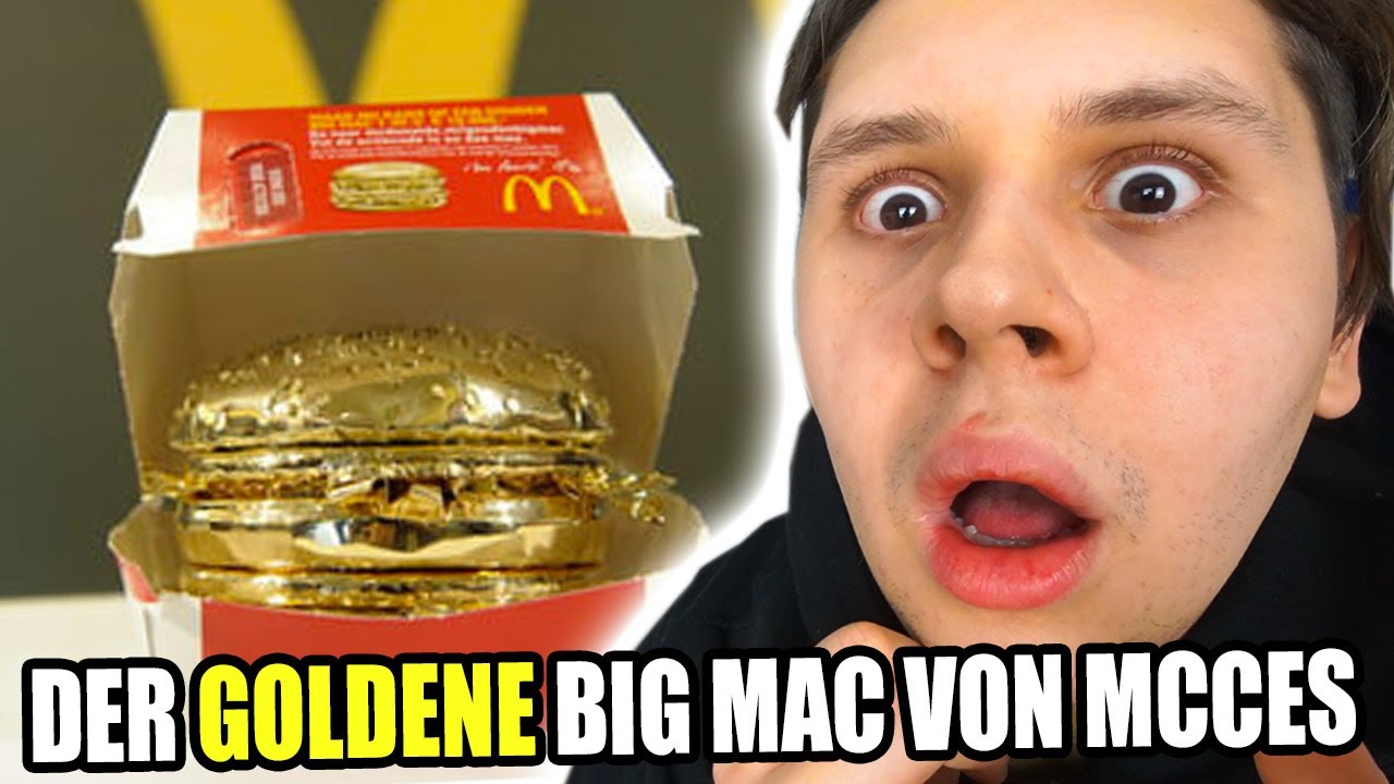 DER GOLDENE BIG MAC😮🍔(IST DER ECHT?🧐) - YouTube