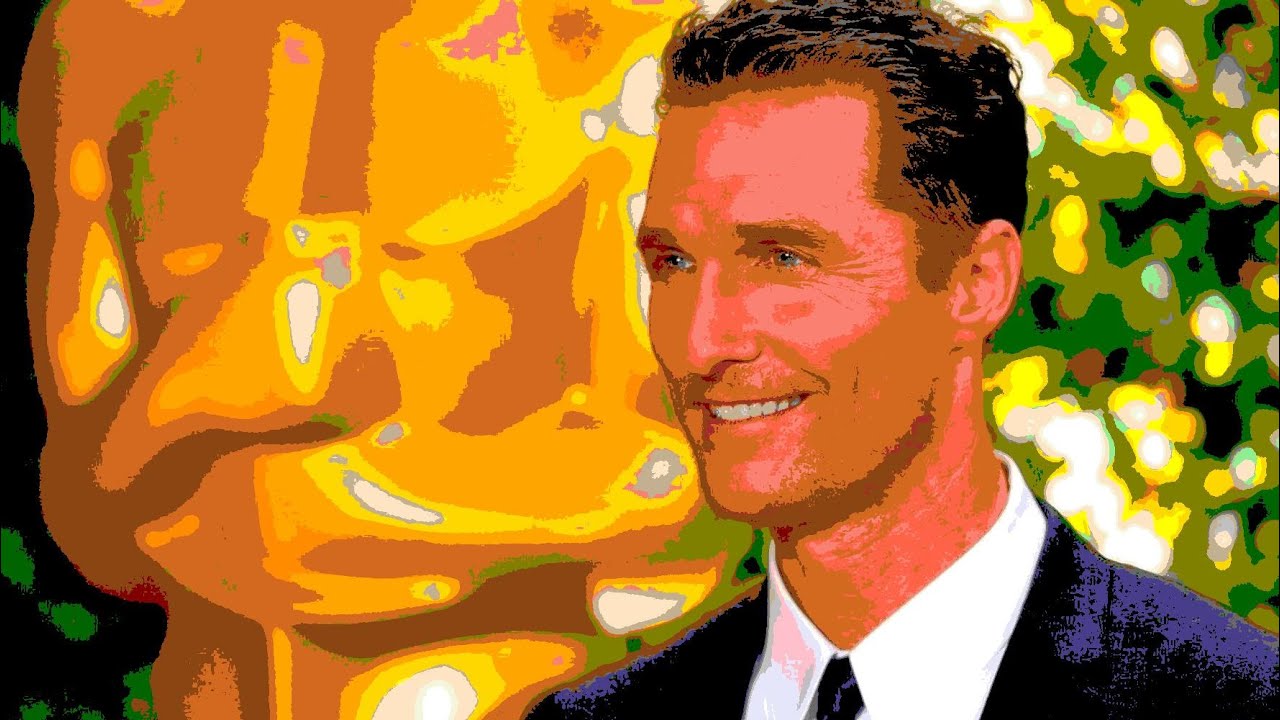 Animated Matthew McConaughey Incredible Time Lapse - YouTube