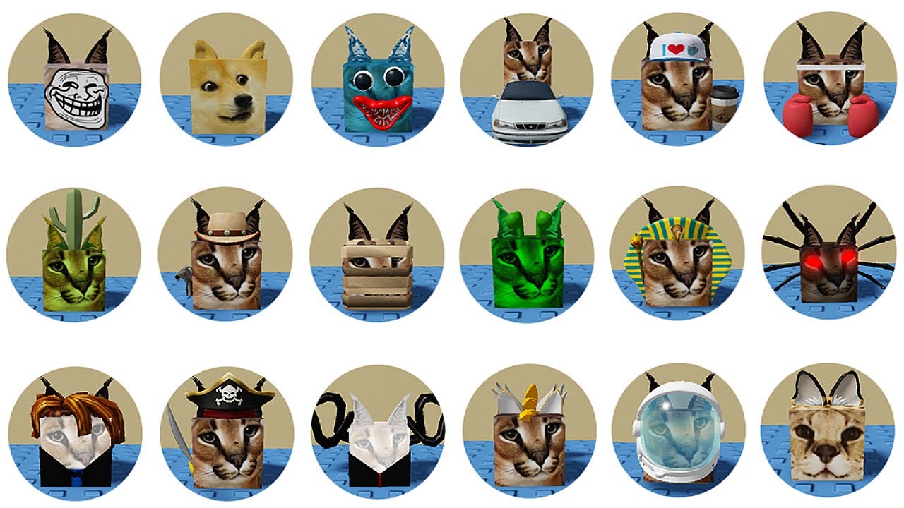 FIND the FLOPPA MORPHS *How to get ALL 21 NEW Floppa Morphs and Badges ...