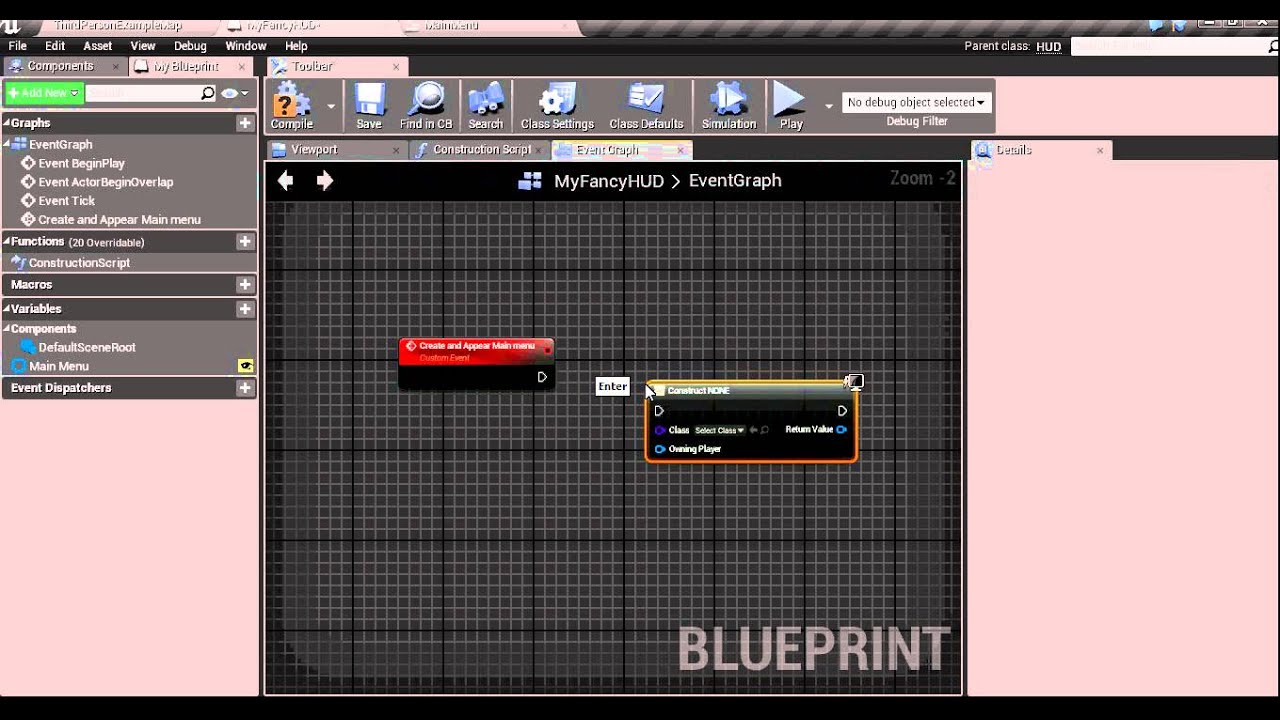 Unreal engine 4. How to Store your Important Widgets. - YouTube