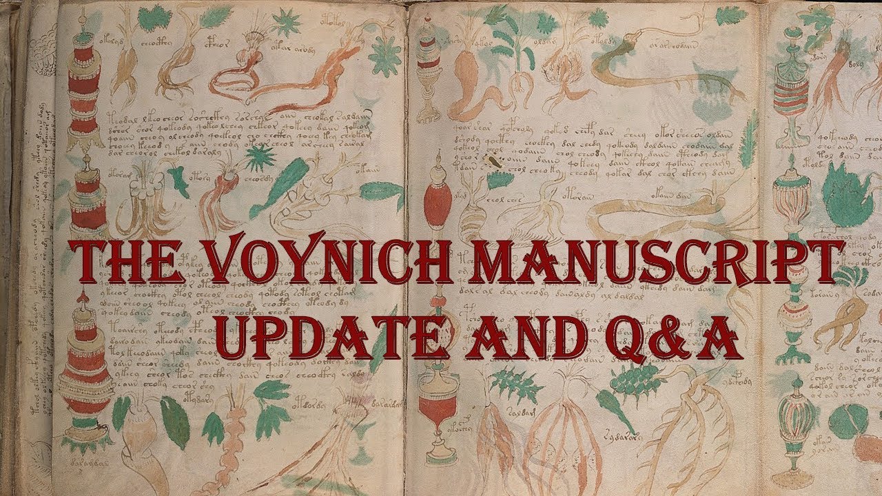 Voynich Manuscript: Update and Q&A - YouTube