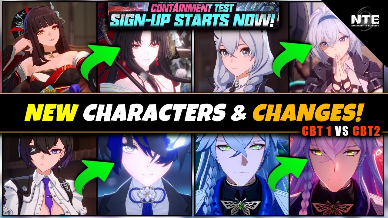 Massive Upgrade! New Characters & Changes CBT2 Neverness to Everness ...