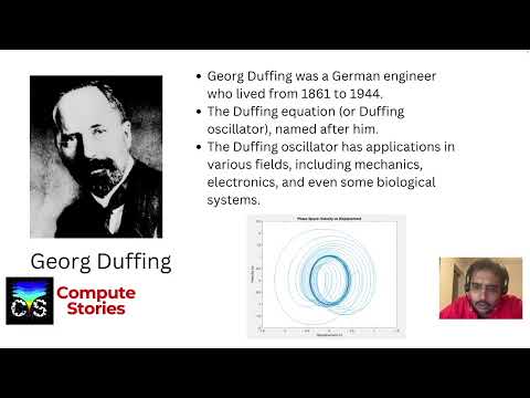 Simulating Duffing Oscillator in MATLAB ode45 and Python SciPy IVP | Computational Mechanics-Vid 01