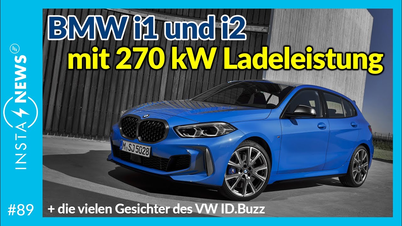 ELEKTROAUTO-NEWS 89 | VW ID.Buzz auf der IAA, BMW i1 & i2 mit 270 kW Ladeleistung - YouTube