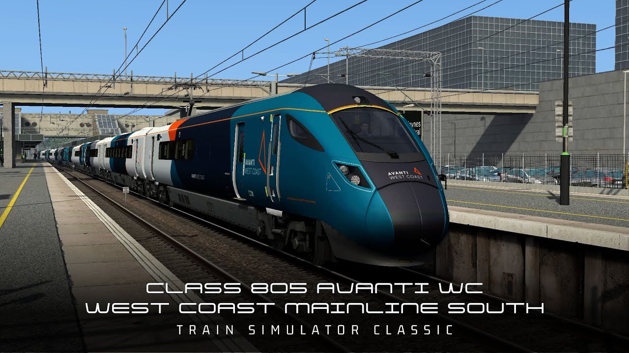 Class 805 Avanti West Coast - WCML South Train Simulator Classic - YouTube