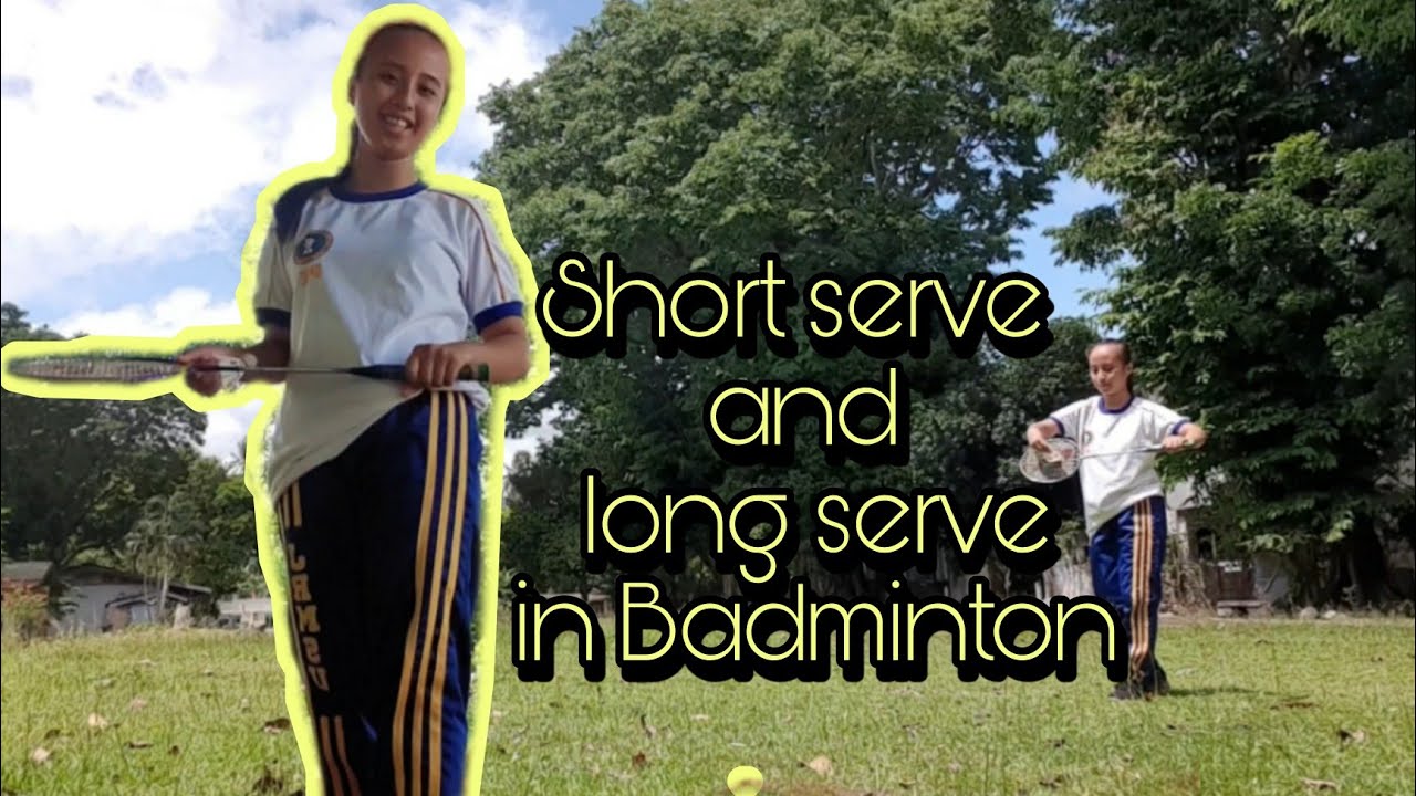 Short serve and Long serve in Badminton - YouTube