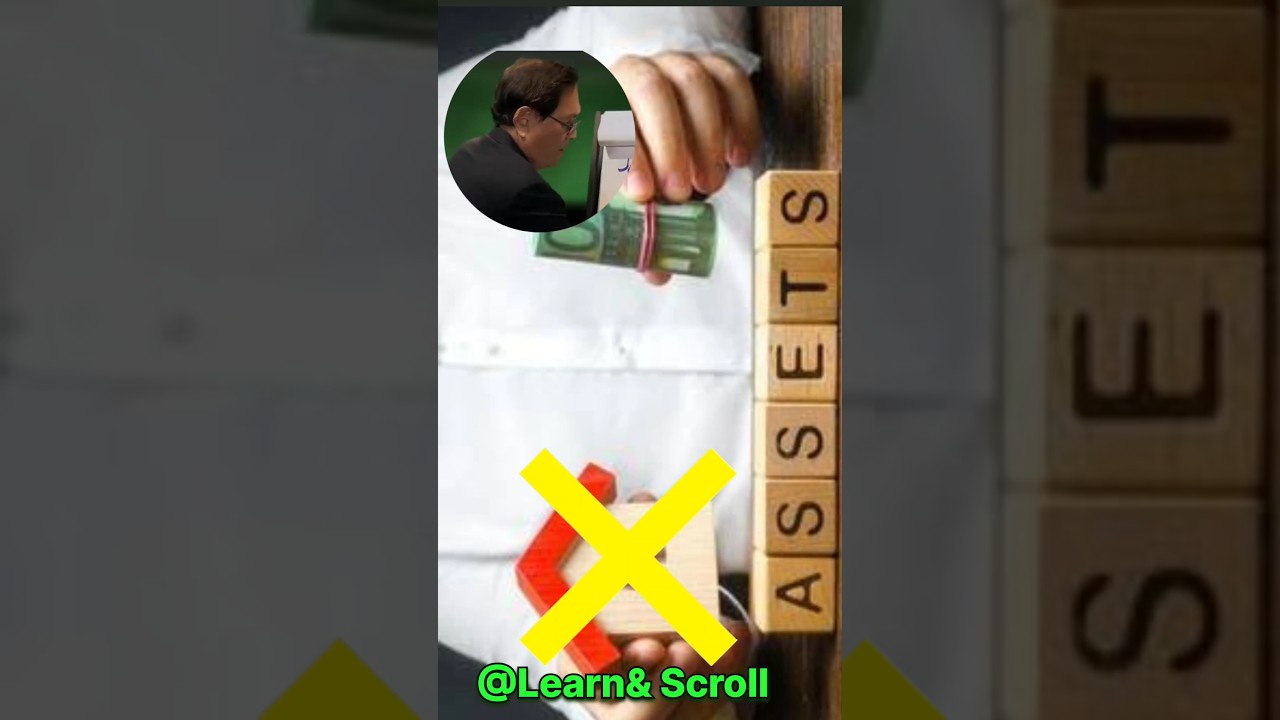 ASSET Vs LIABILITY|is🏡asset?ROBERT KIYOSAKI#money#asset#house # ...