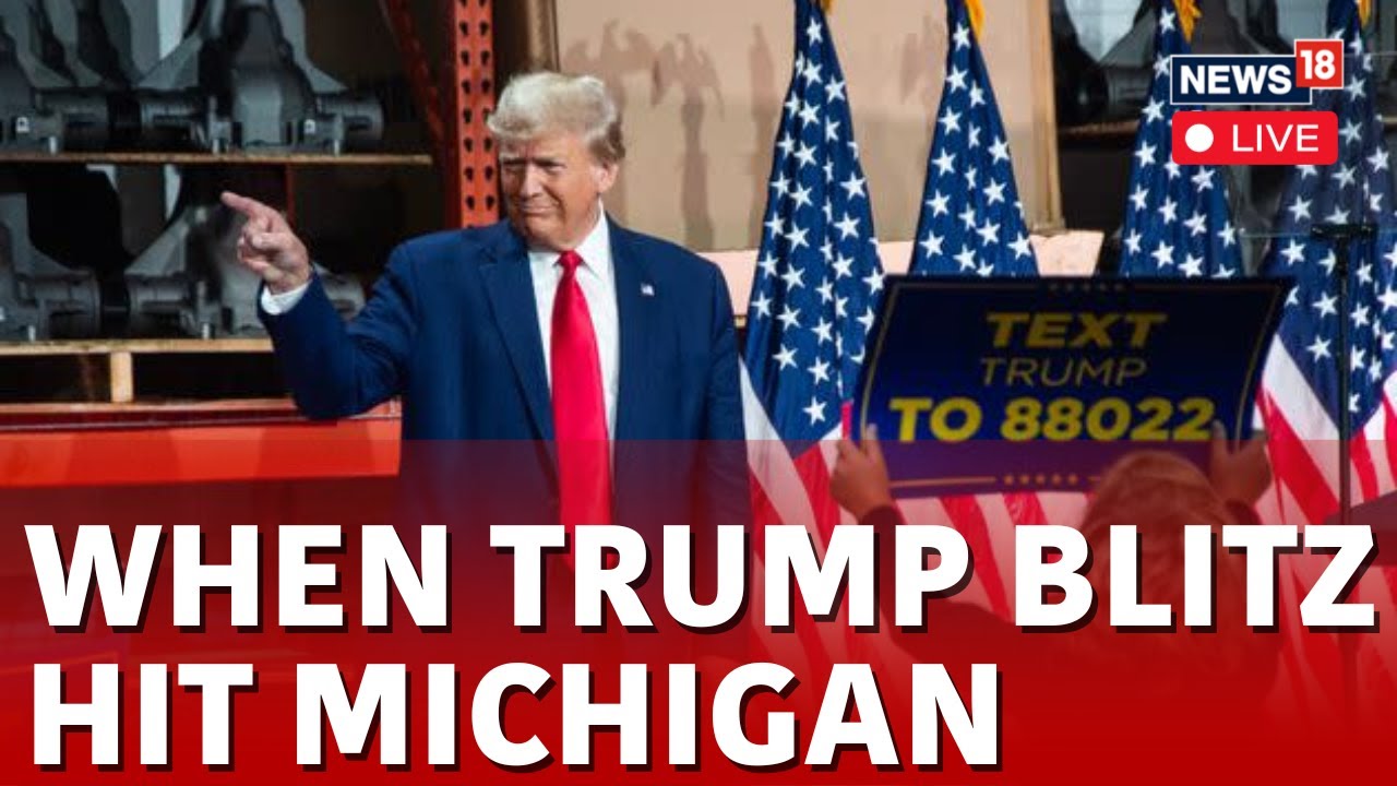 Donald Trump LIVE | Trump Rally In Michigan Live | Thousands Attend ...