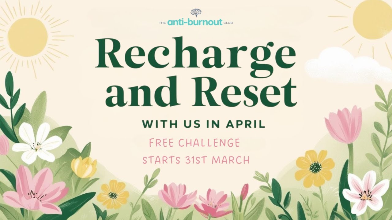 Recharge & Reset Week 4 - Your Personal Recharge Plan - YouTube