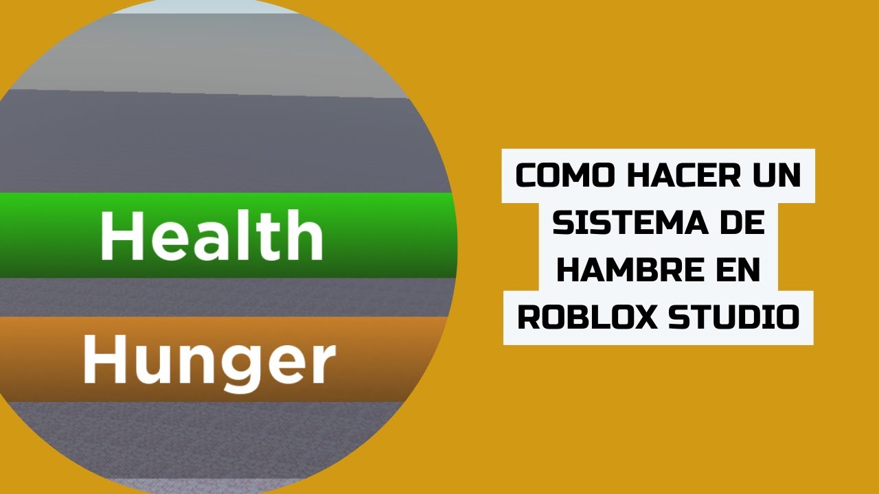 Como Hacer un Sistema de Hambre en Roblox Studio 2024 - YouTube