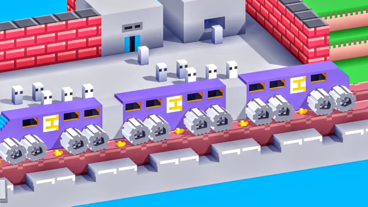 Train simulator drive gameplay | Fancade - YouTube