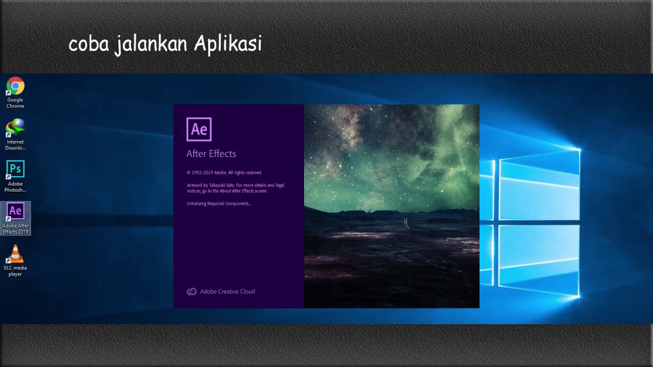 Tutorial cara instal adobe after effect cc 2019 full version - YouTube