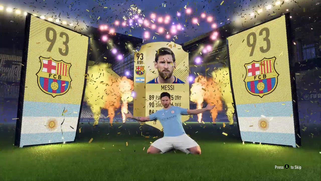 Packing Messi In a 5k Pack FIFA 18 - YouTube