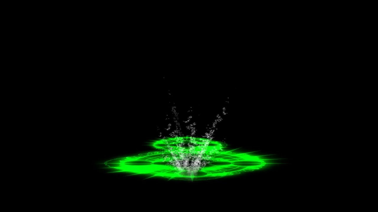 "Brilyante ng Tubig" Magic Circle Black | Green Screen HD - YouTube