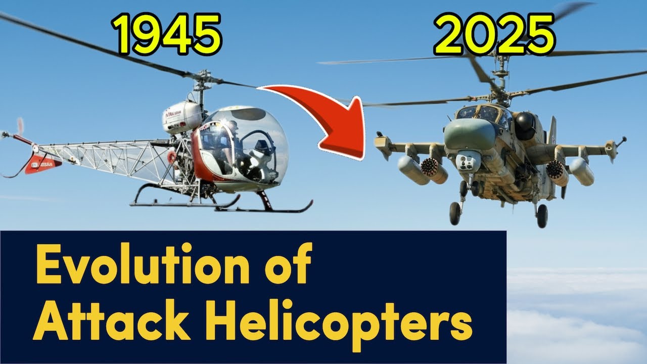The Evolution of Attack Helicopters | From Cobra to Apache, Ka-52 and ...
