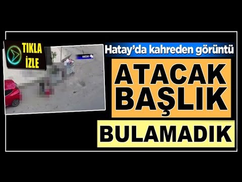 Hatay, İskenderun’da kahreden görüntü! Atacak başlık bulamadık