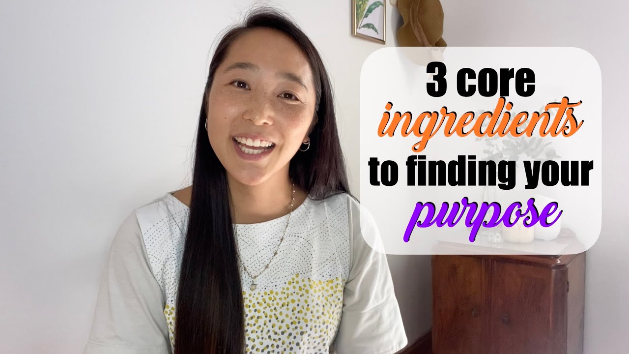 3 core ingredients to finding your purpose | Yuka Purpose - YouTube